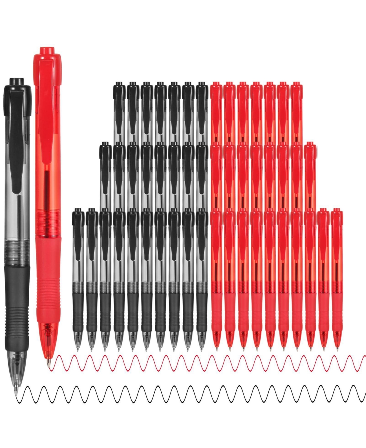 Click here for Gnuadz Retractable Ballpoint Pens Soft Grip Ink Cl... prices