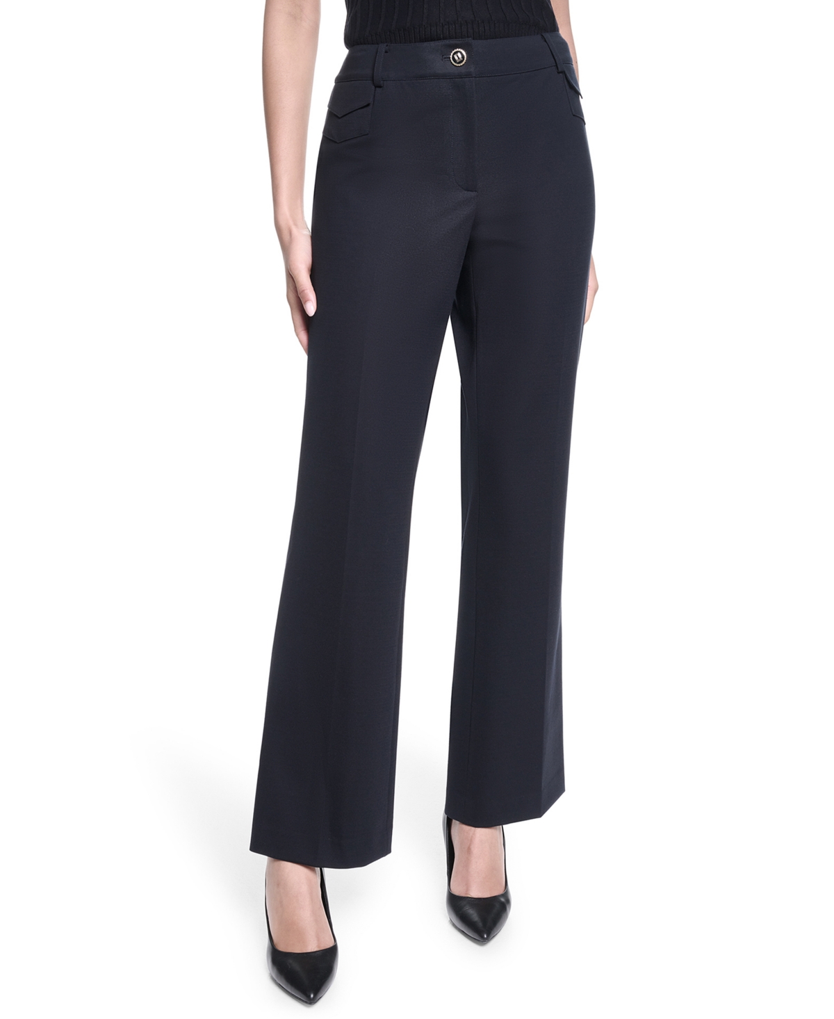 Click here for Karl Lagerfeld Paris Womens Mid-Rise Woven Pants -... prices