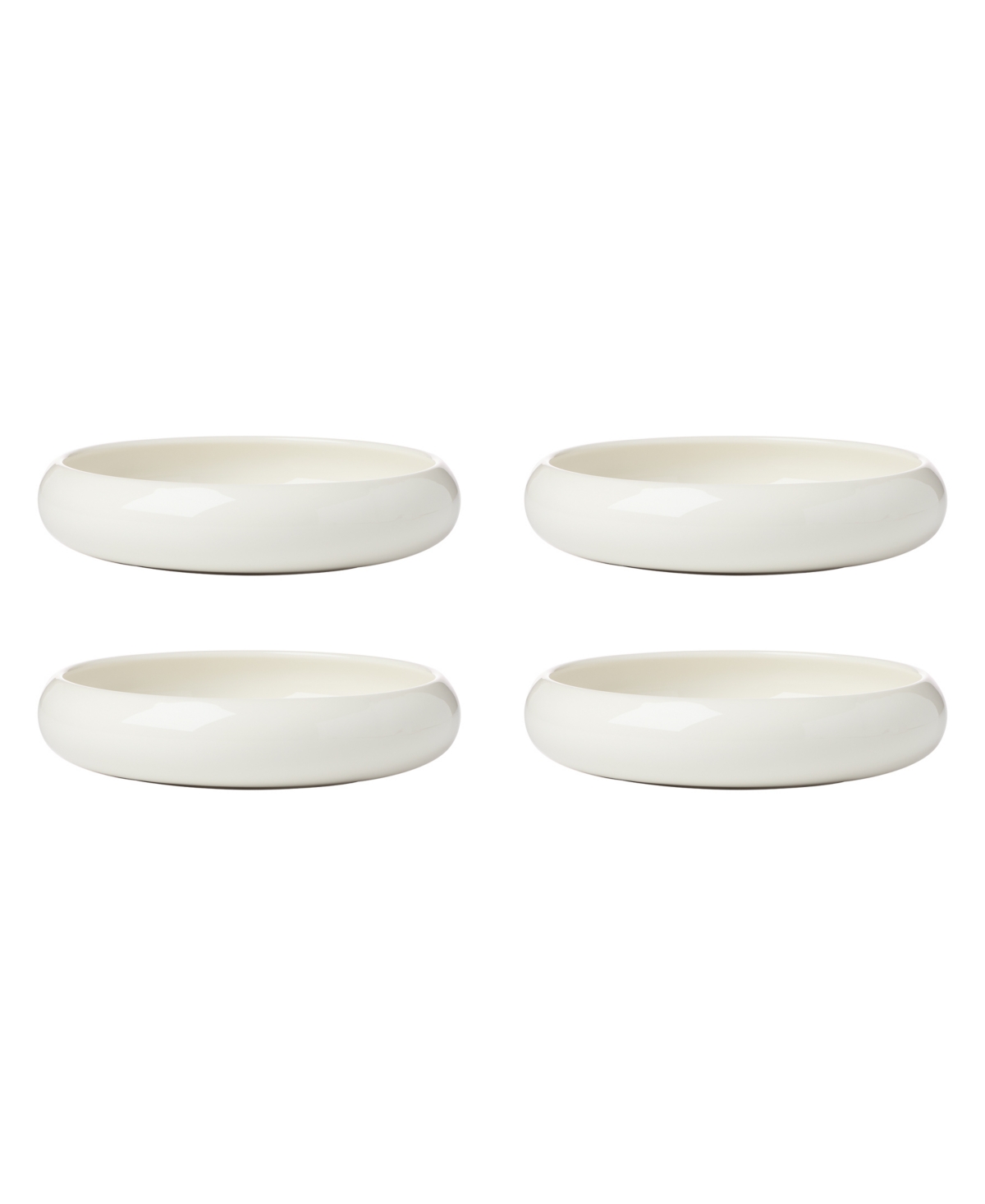 Click here for Oneida Quirk Pasta Bowls  Set of 4 - White prices