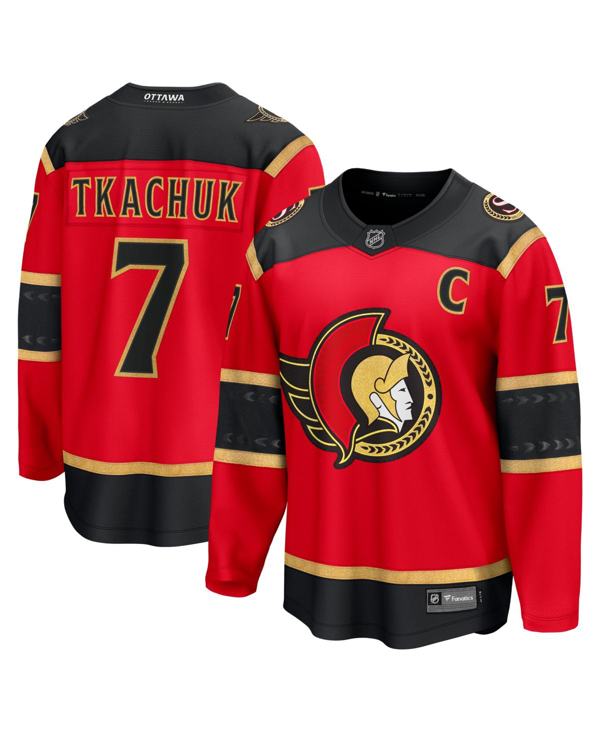 Click here for Fanatics Mens Brady Tkachuk Red Ottawa Senators Al... prices