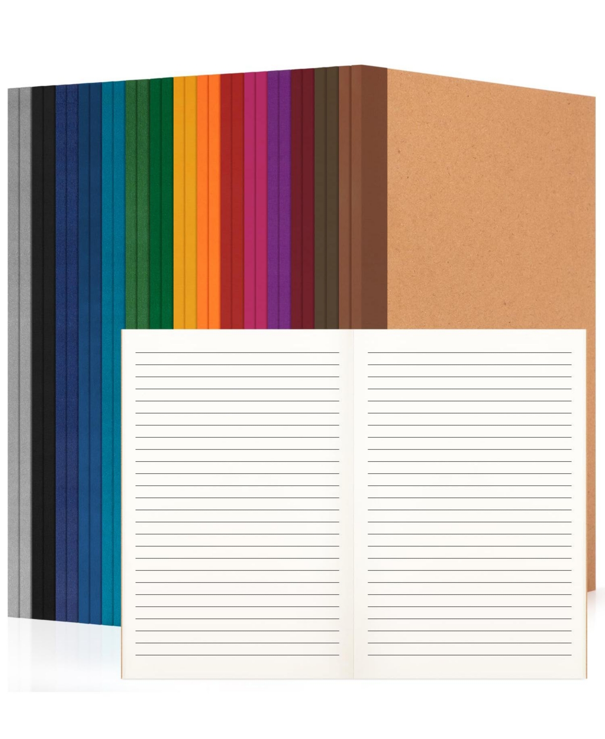 Click here for Gnuadz Rainbow Blank Notebook Journals Bulk - Vint... prices
