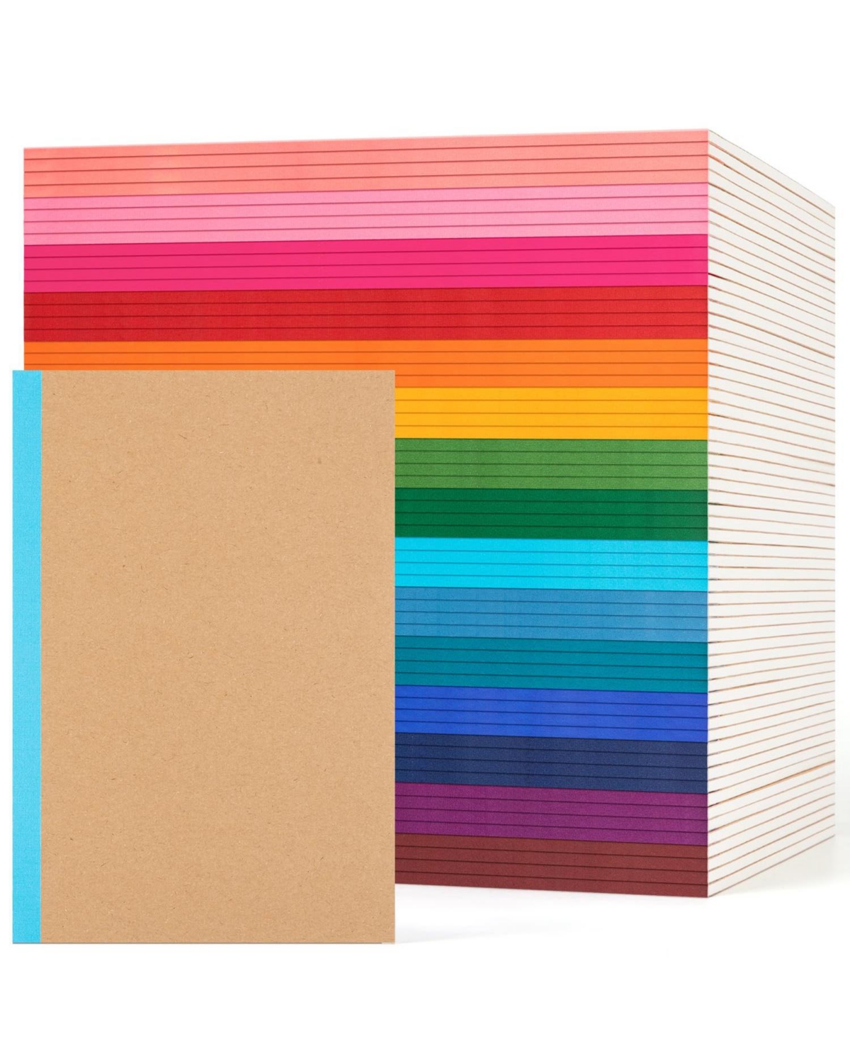 Click here for Gnuadz Rainbow Blank Notebook Journals Bulk - Rain... prices