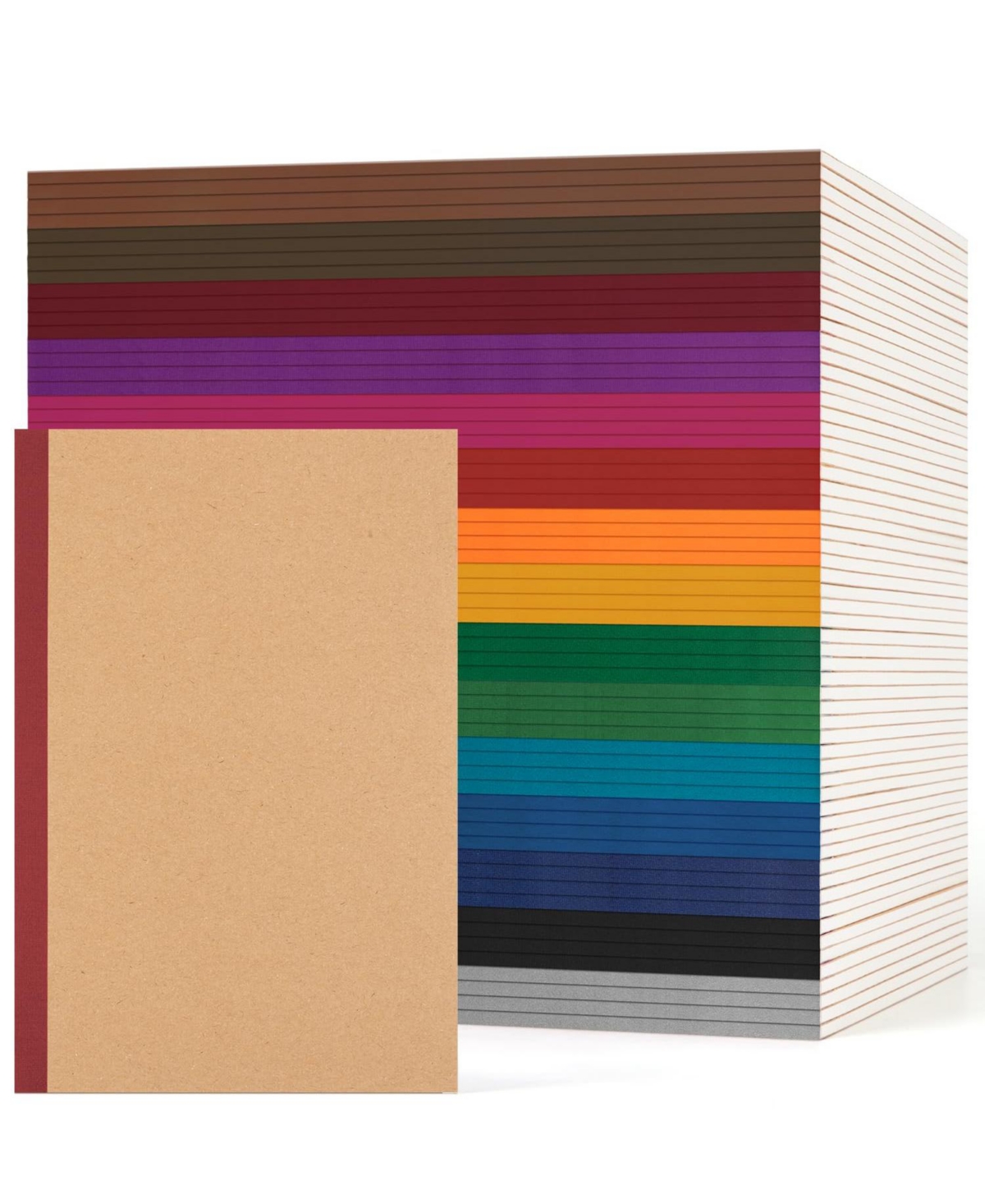 Click here for Gnuadz Rainbow Blank Notebook Journals Bulk - Vint... prices
