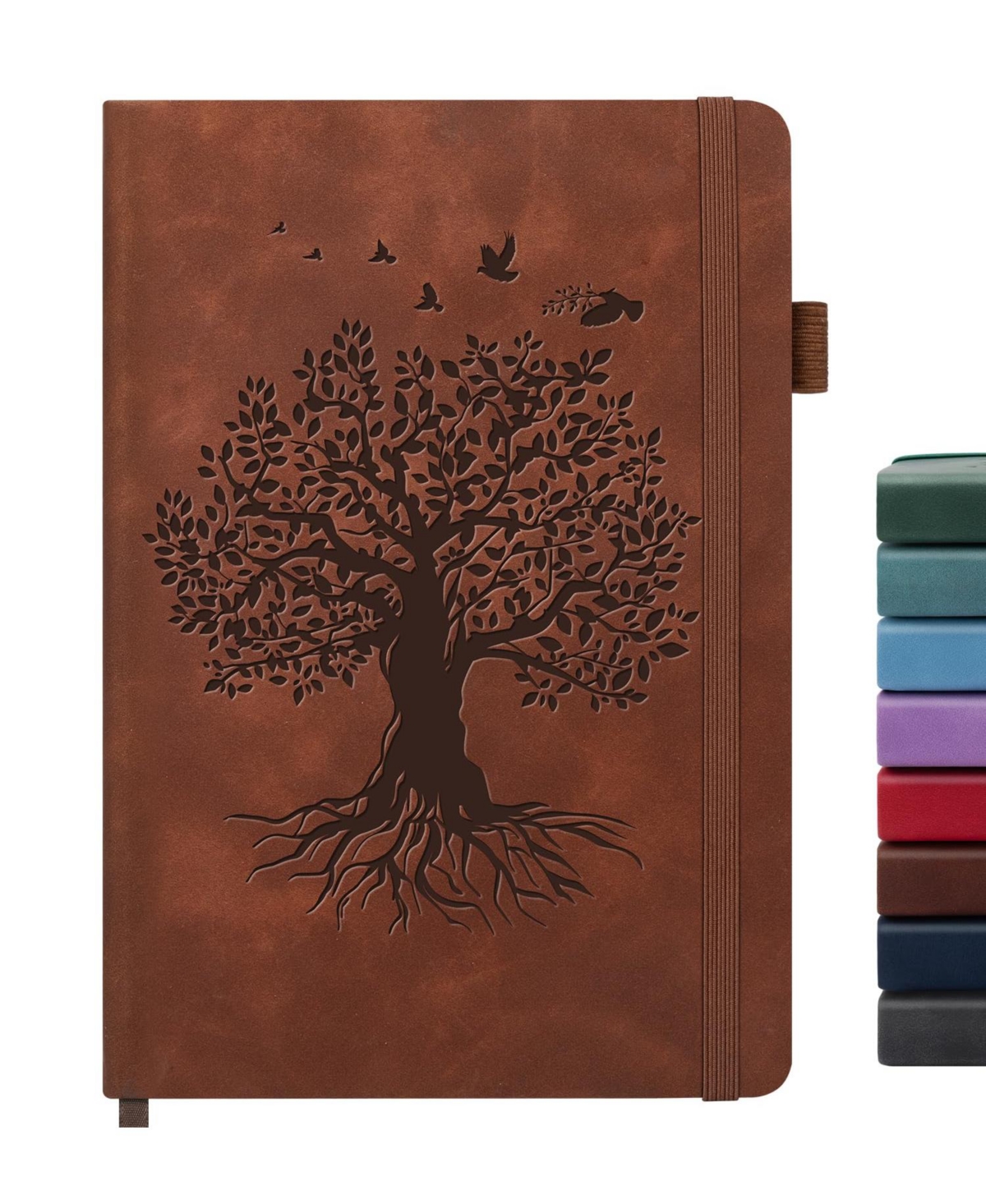 Click here for Gnuadz A5 Hardcover Notebook with Leather Lining -... prices