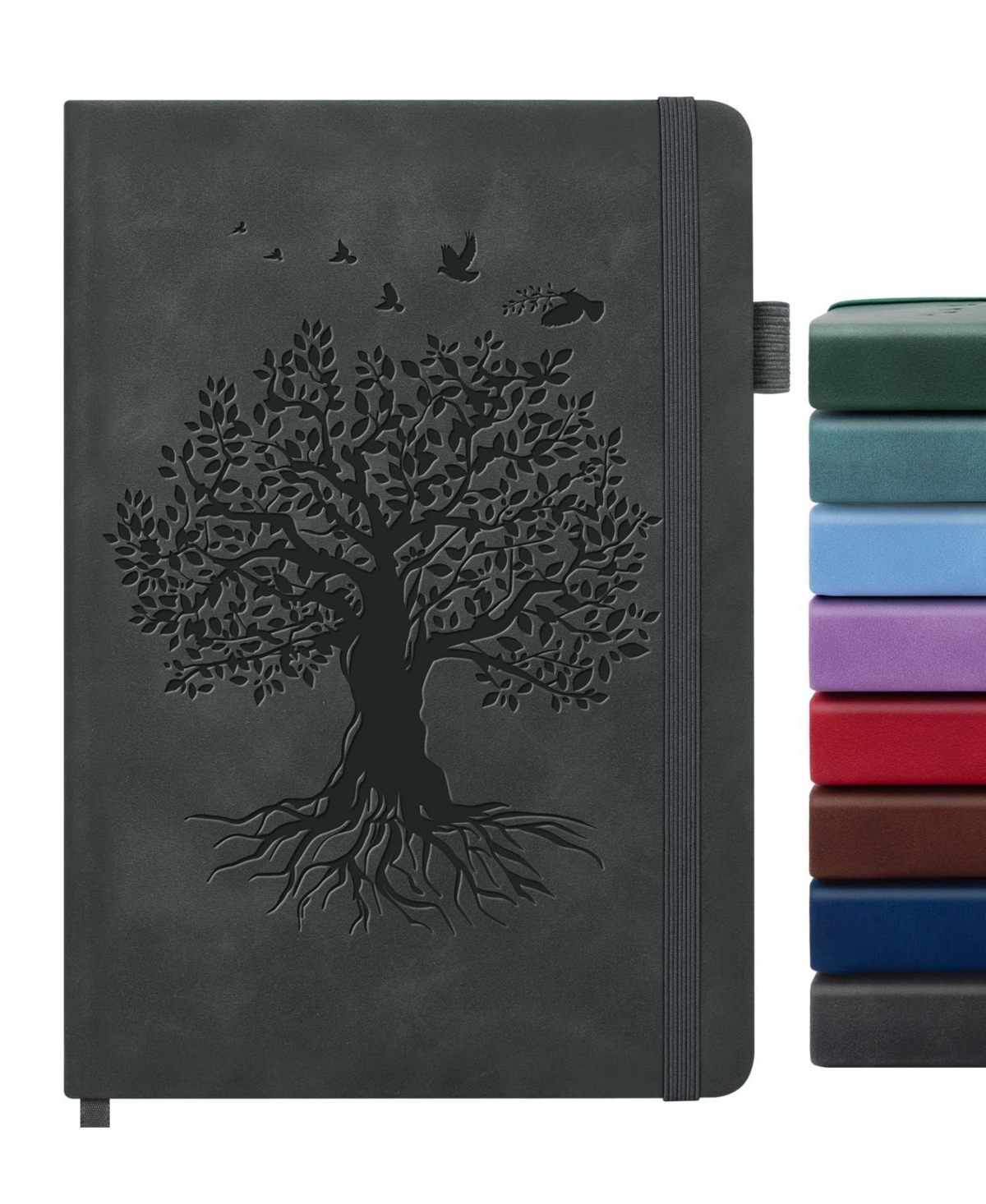 Click here for Gnuadz A5 Hardcover Notebook with Leather Lining -... prices