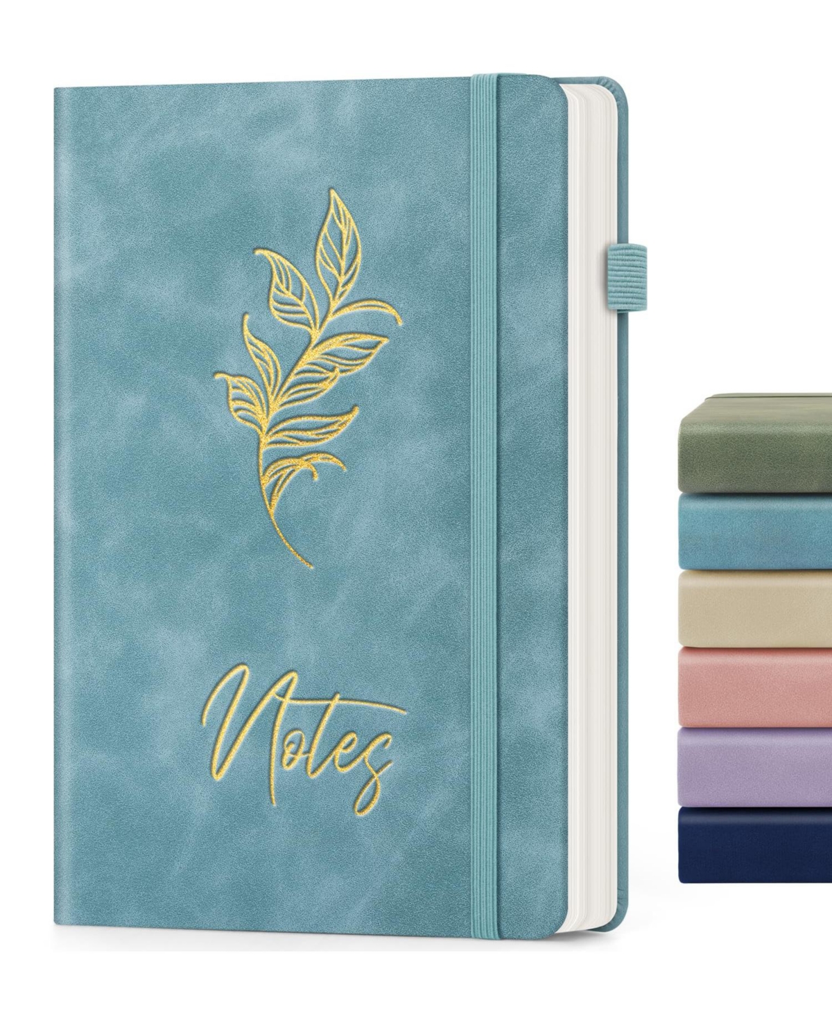 Click here for Gnuadz A5 Hardcover Notebook with Leather Lining -... prices