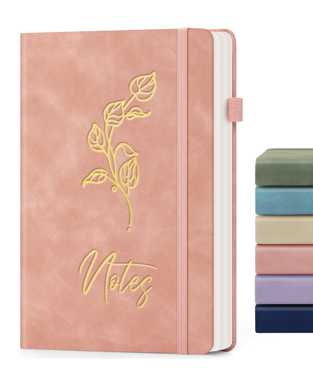Click here for Gnuadz A5 Hardcover Notebook with Leather Lining -... prices