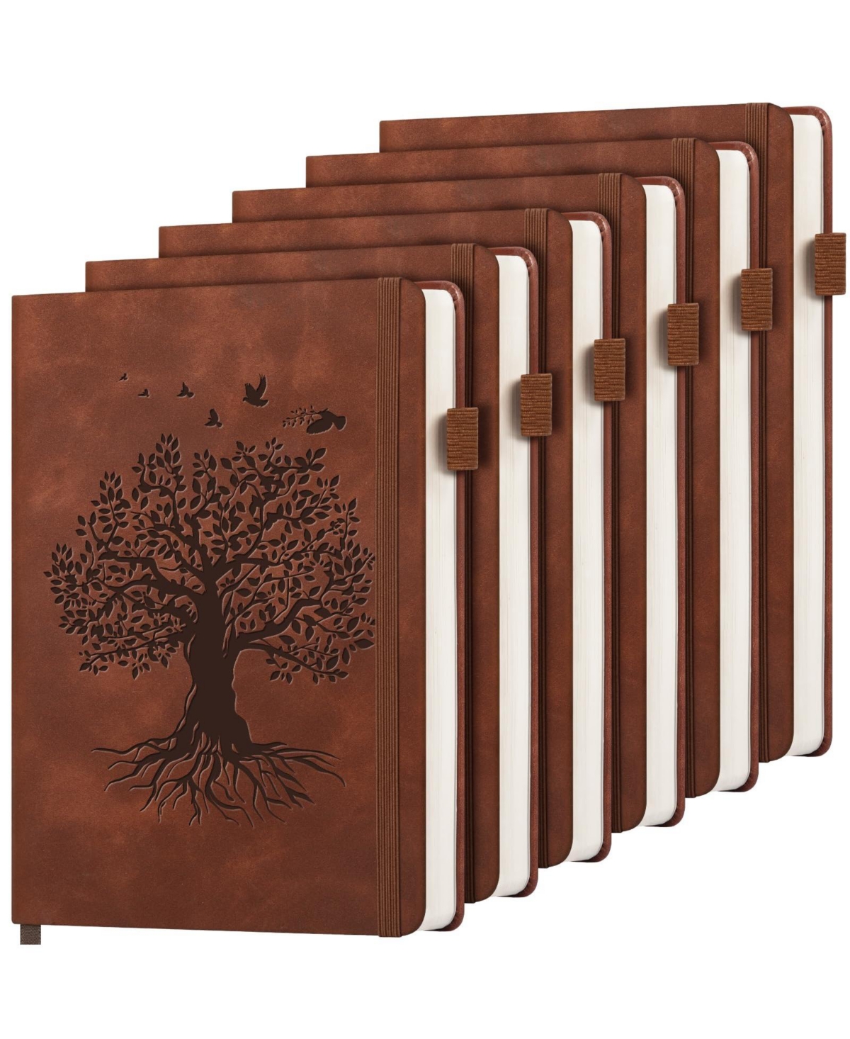 Click here for Gnuadz A5 Hardcover Notebook with Leather Lining -... prices