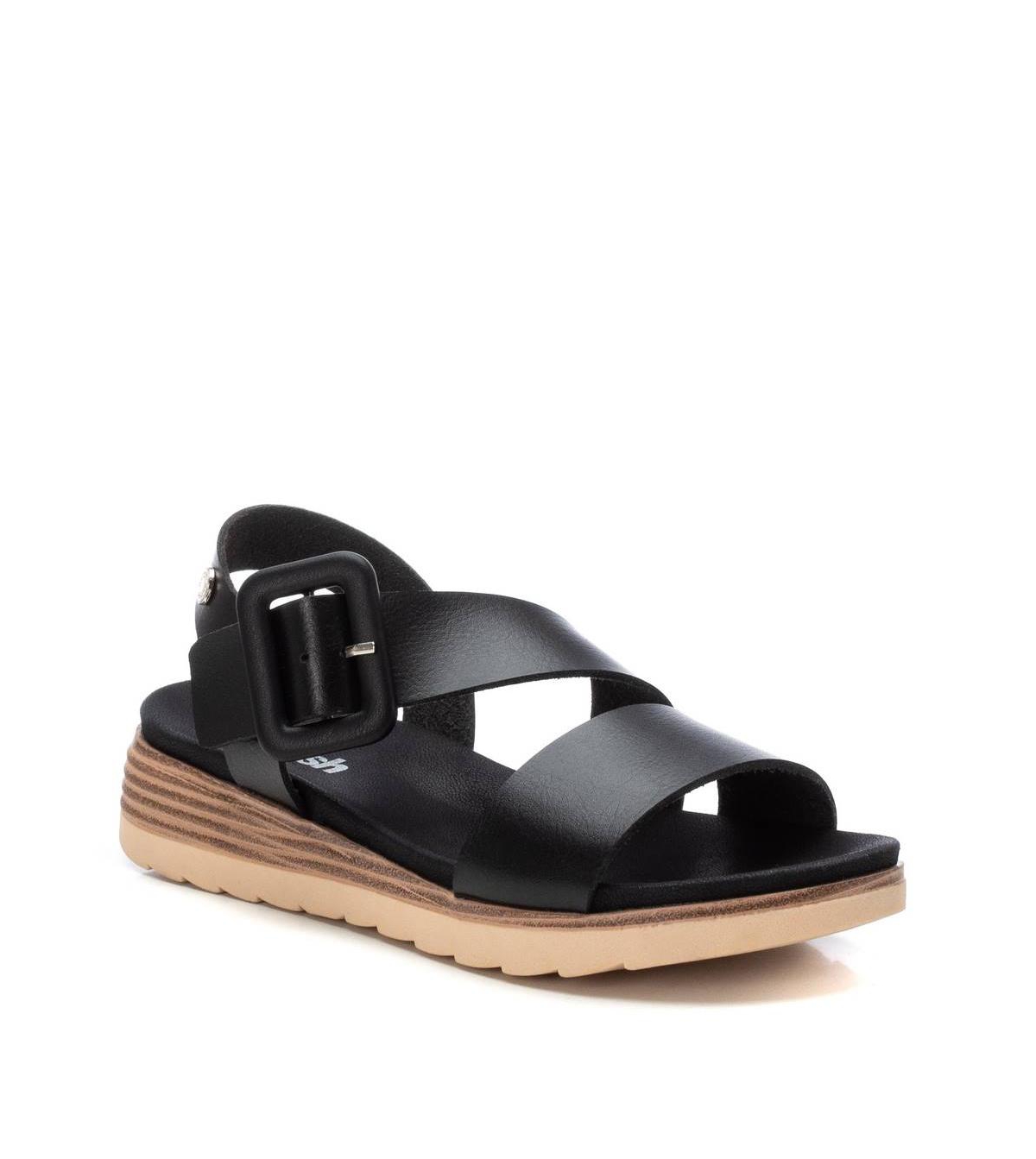 Click here for Womens Small Wedge Sandals Refresh By Xti - Black prices