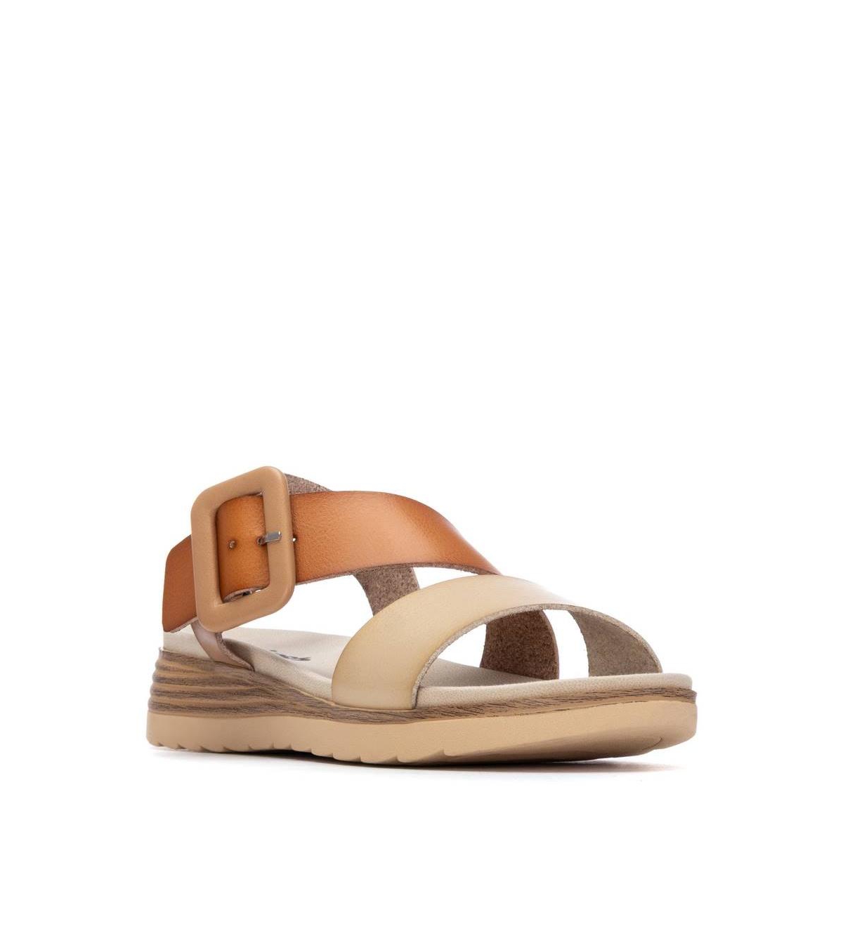 Click here for Womens Small Wedge Sandals Refresh By Xti - Beige prices