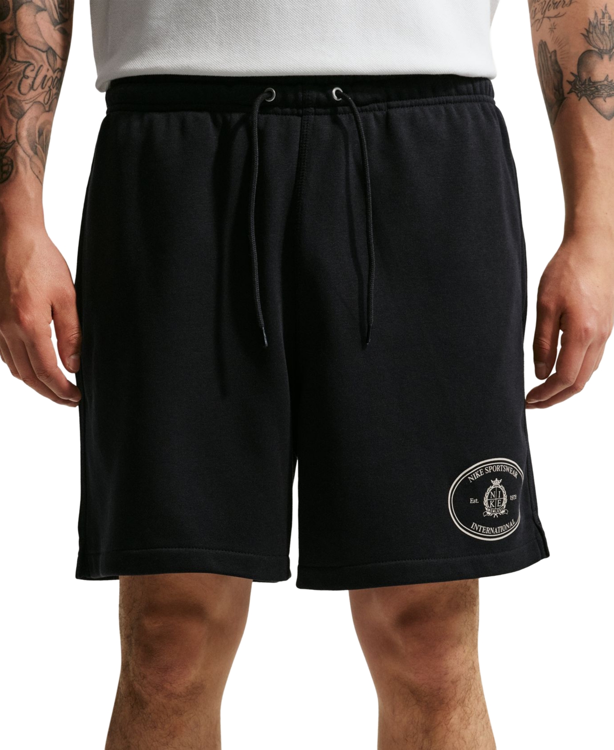 Click here for Nike Mens French Terry Flow Pull-On Shorts - Black... prices