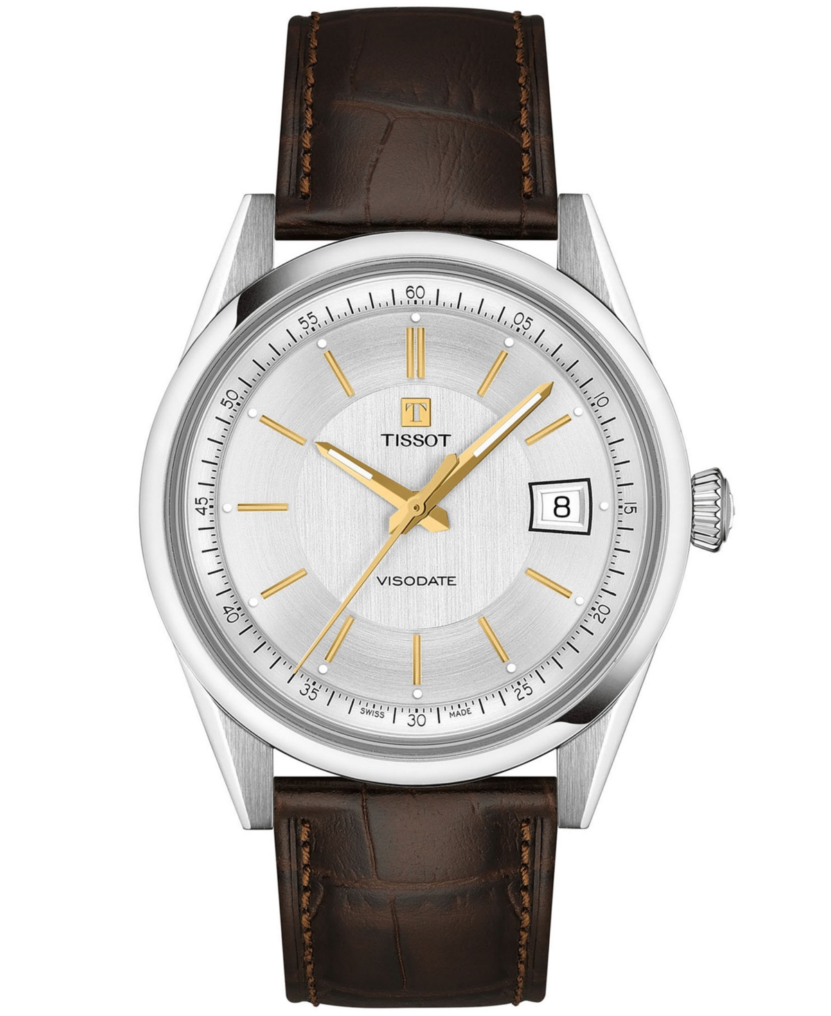 Click here for Tissot Unisex Round Silver Stainless Steel Watch 3... prices