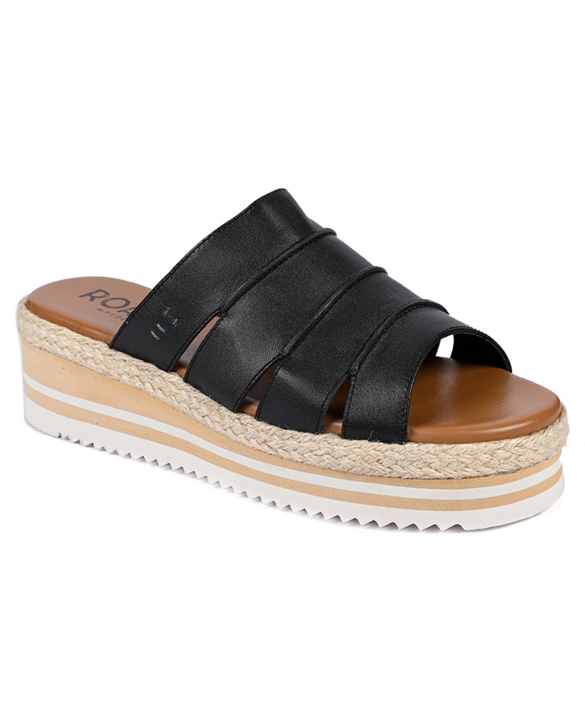 Click here for Roan womens Incant Platform Sandal - Black prices