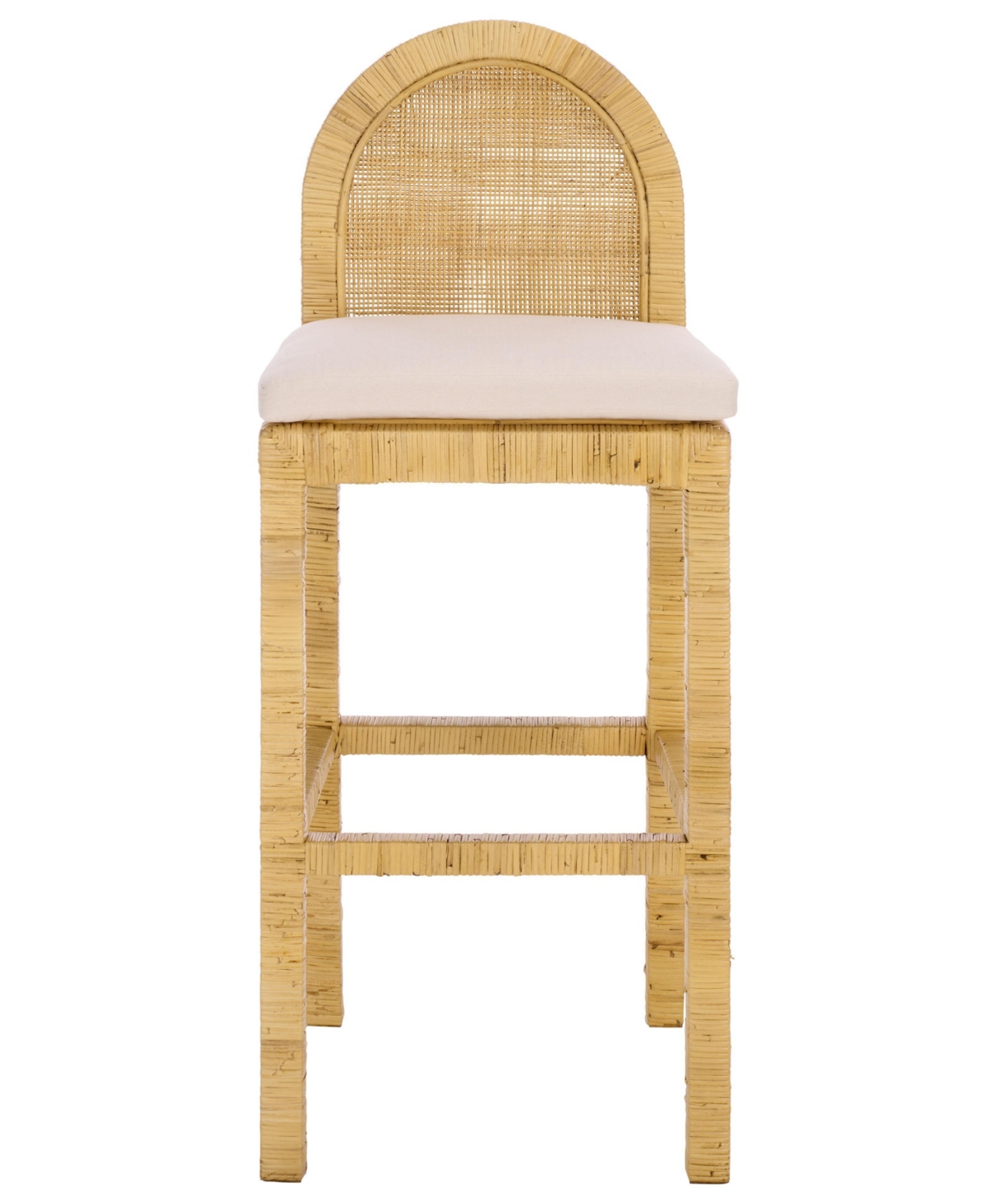 Click here for Safavieh Tojo Cane Round Back Bar Stool - Natural... prices