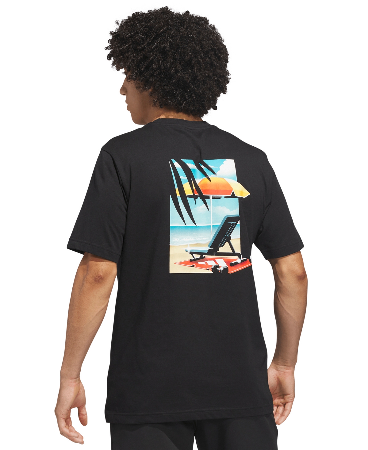 Click here for adidas Mens Getaway Graphic T-Shirt - Black prices