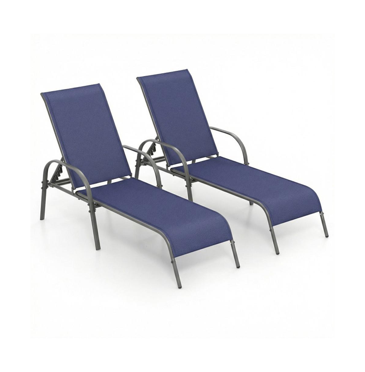 Click here for Boyel Living 2 Piece Outdoor Patio Lounge Chair Ch... prices