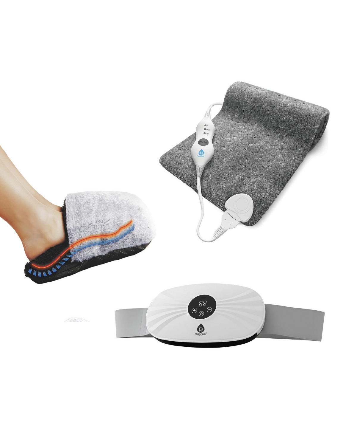 Click here for Pursonic Ultra Plush Heated Foot Warmer  Stomach a... prices