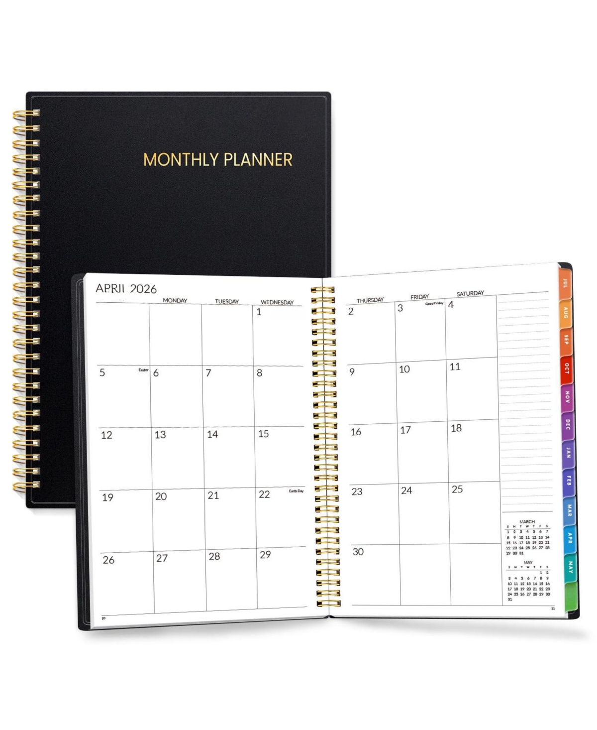 Click here for Gnuadz Monthly Planner 2026-2027 18 Months Spiral... prices