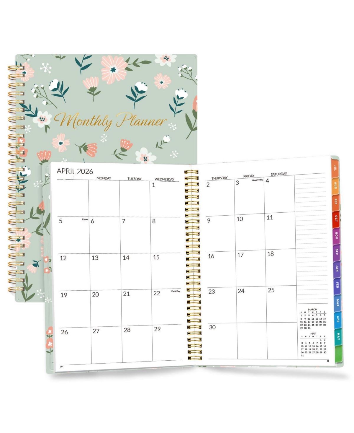 Click here for Gnuadz Monthly Planner 2026-2027 18 Months Spiral... prices
