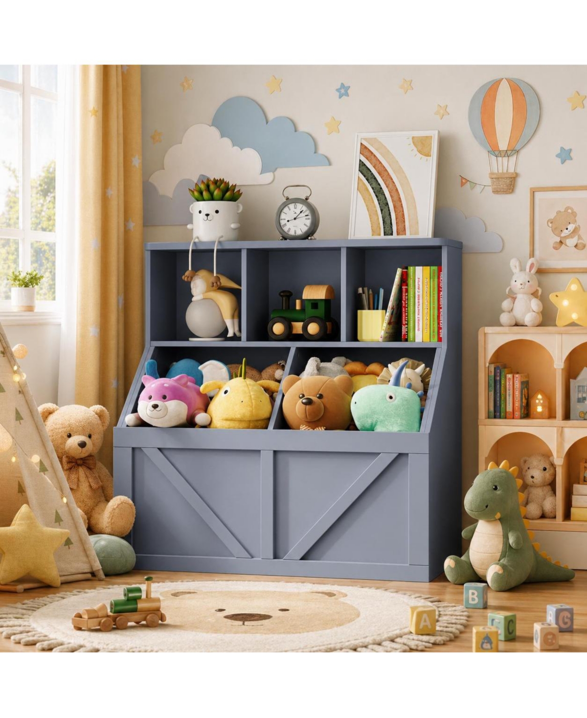Click here for homfan Kids Toy Storage Organizer  Kids Bookshelf... prices