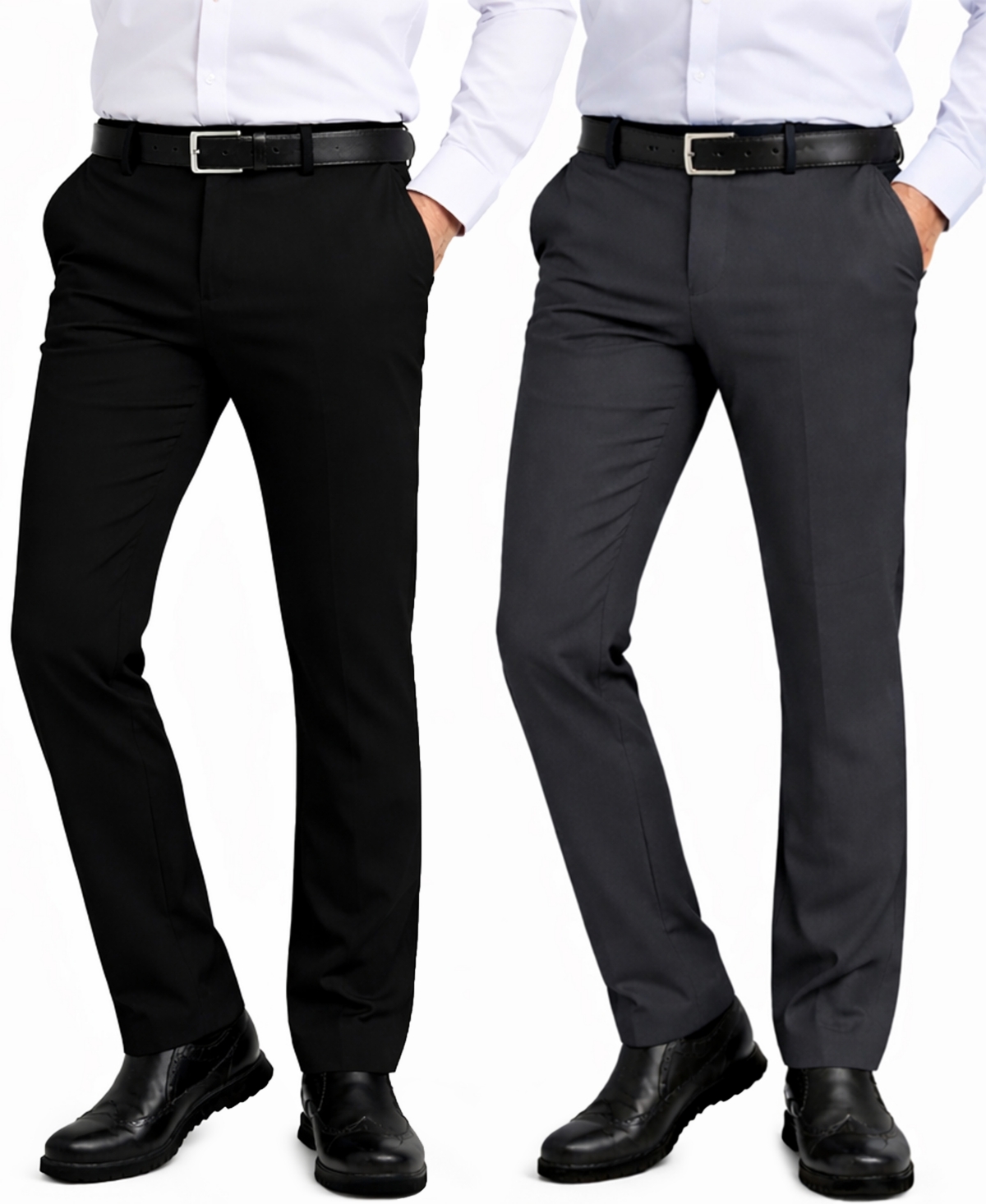 Click here for Galaxy By Harvic Mens Slim-Fit Woven Stretch Pants... prices
