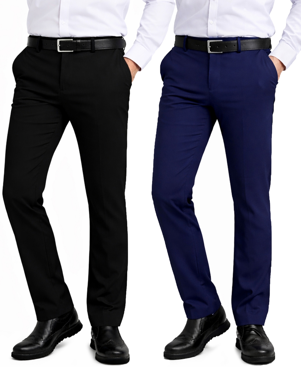 Click here for Galaxy By Harvic Mens Slim-Fit Woven Stretch Pants... prices