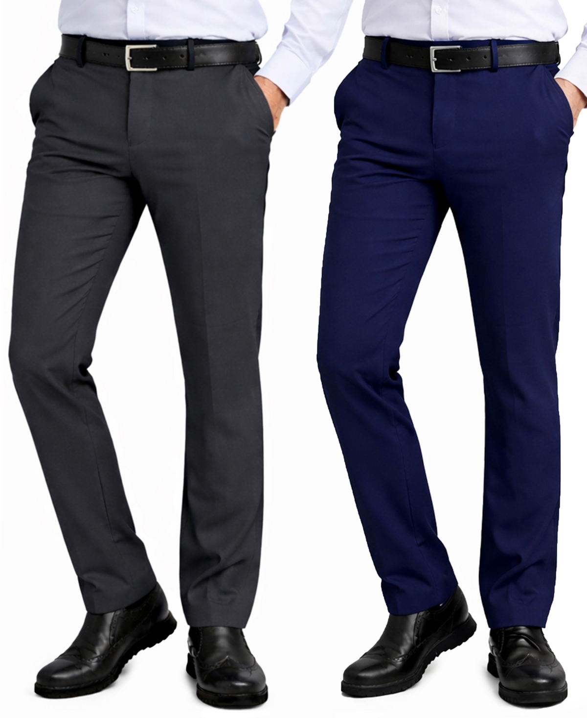 Click here for Galaxy By Harvic Mens Slim-Fit Woven Stretch Pants... prices