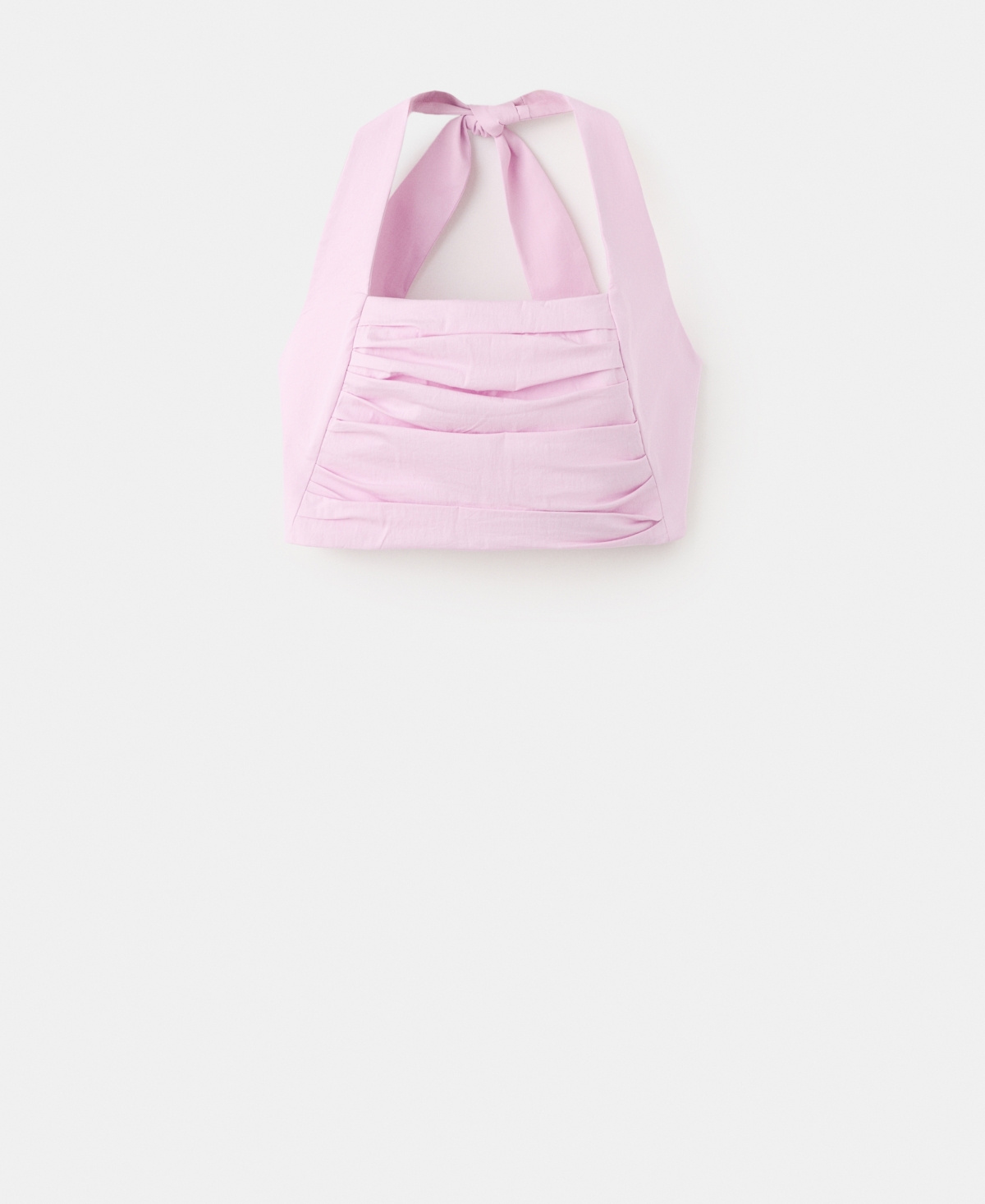 Click here for Mango Womens Halter Neck Crop Top - Light  Pastel... prices