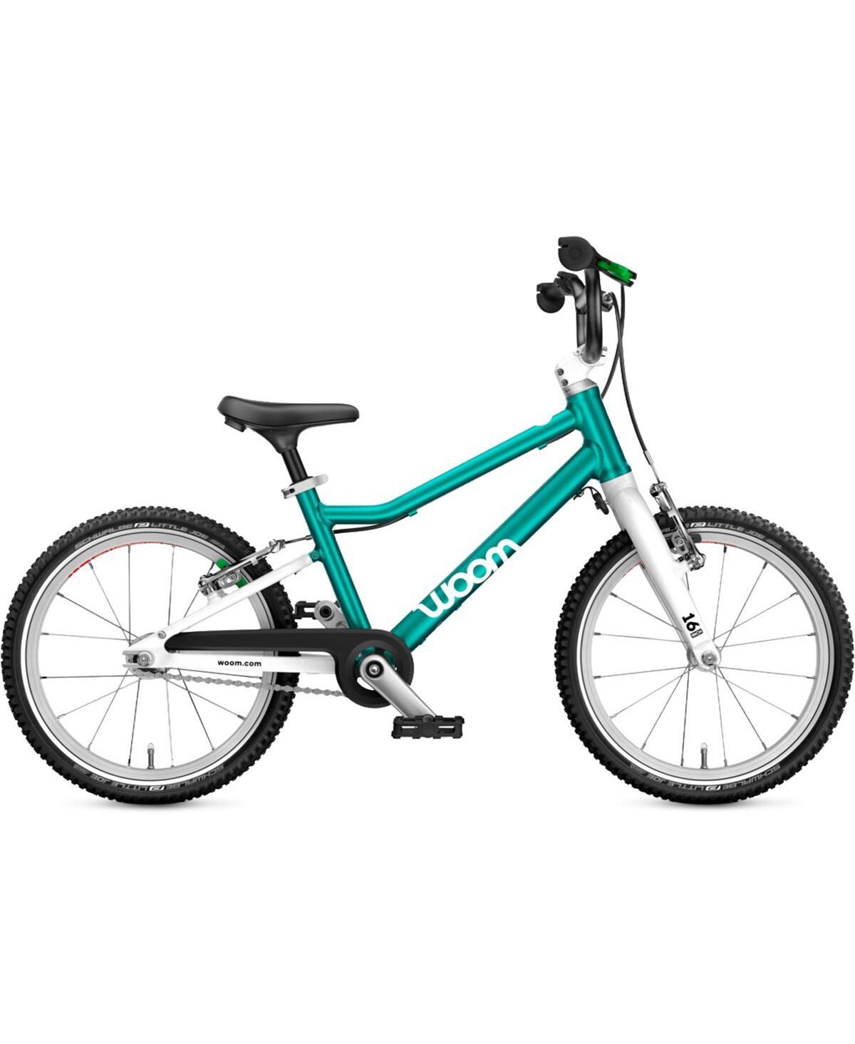 Click here for Woom Kids Go 3 16in Bike - Metallic turquoise prices