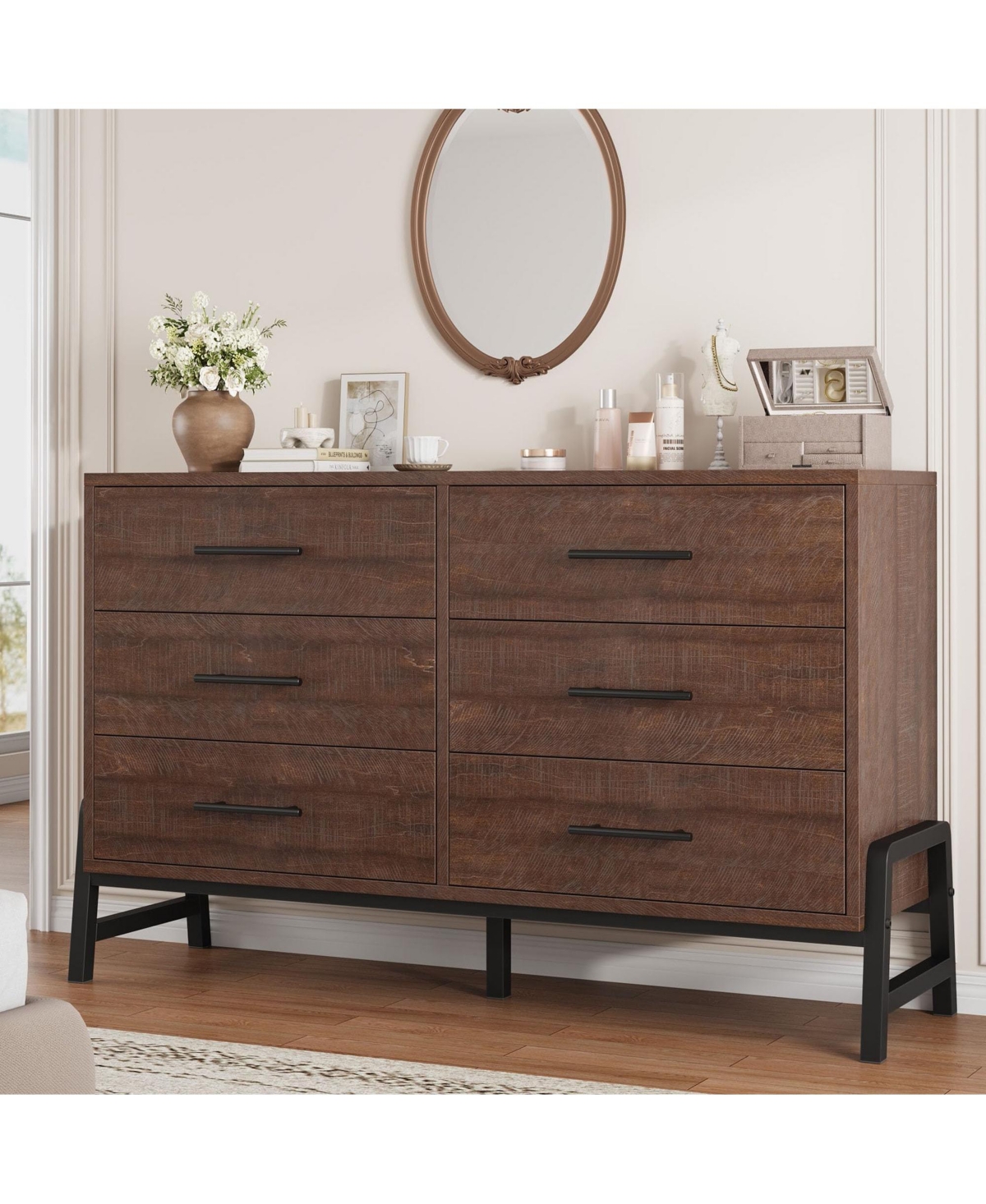 Click here for homfan 6 Dresser for Bedroom  52 Wide Freestanding... prices