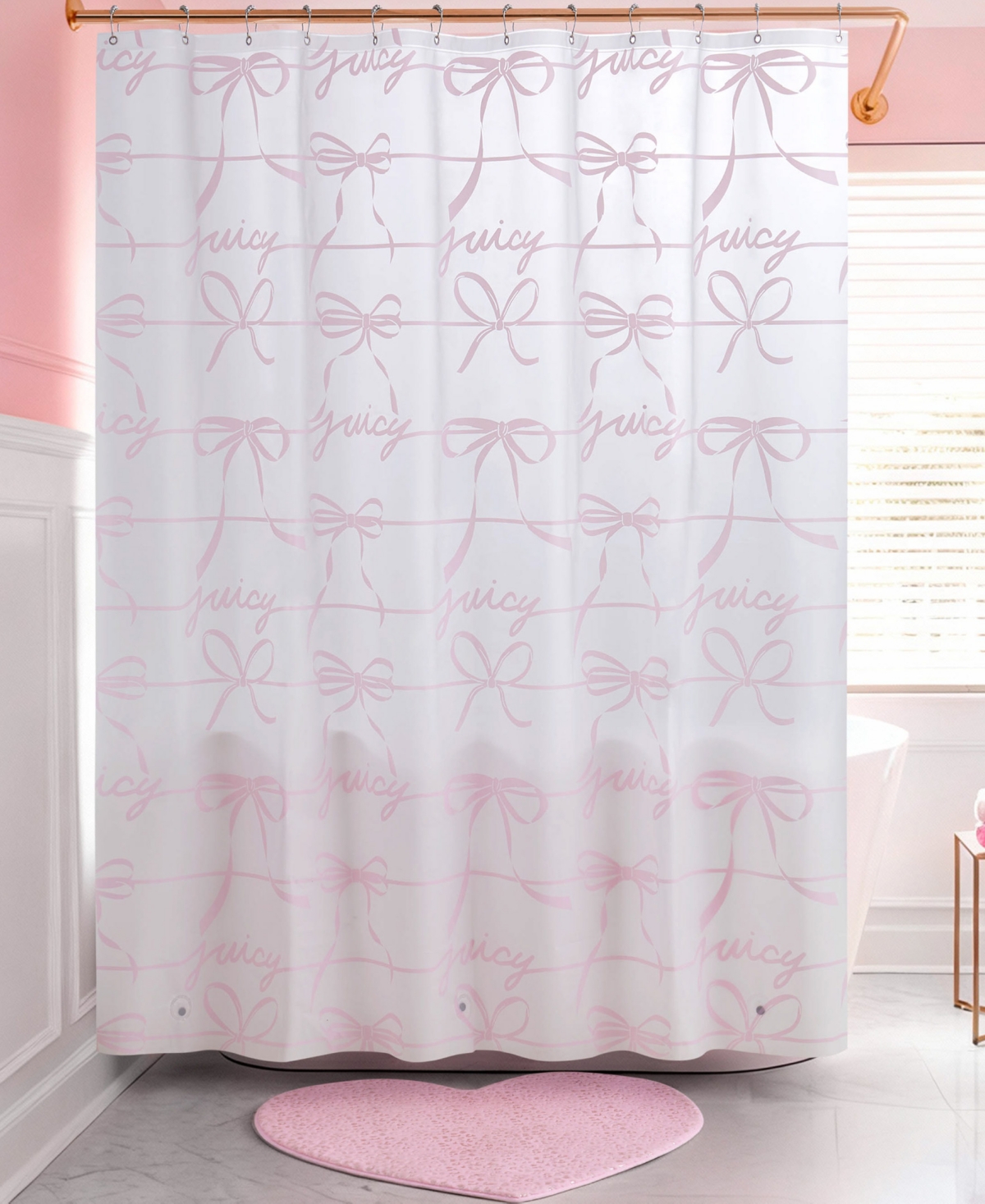Click here for Juicy Couture Shower Curtain  70x72 - Bow Stripe prices