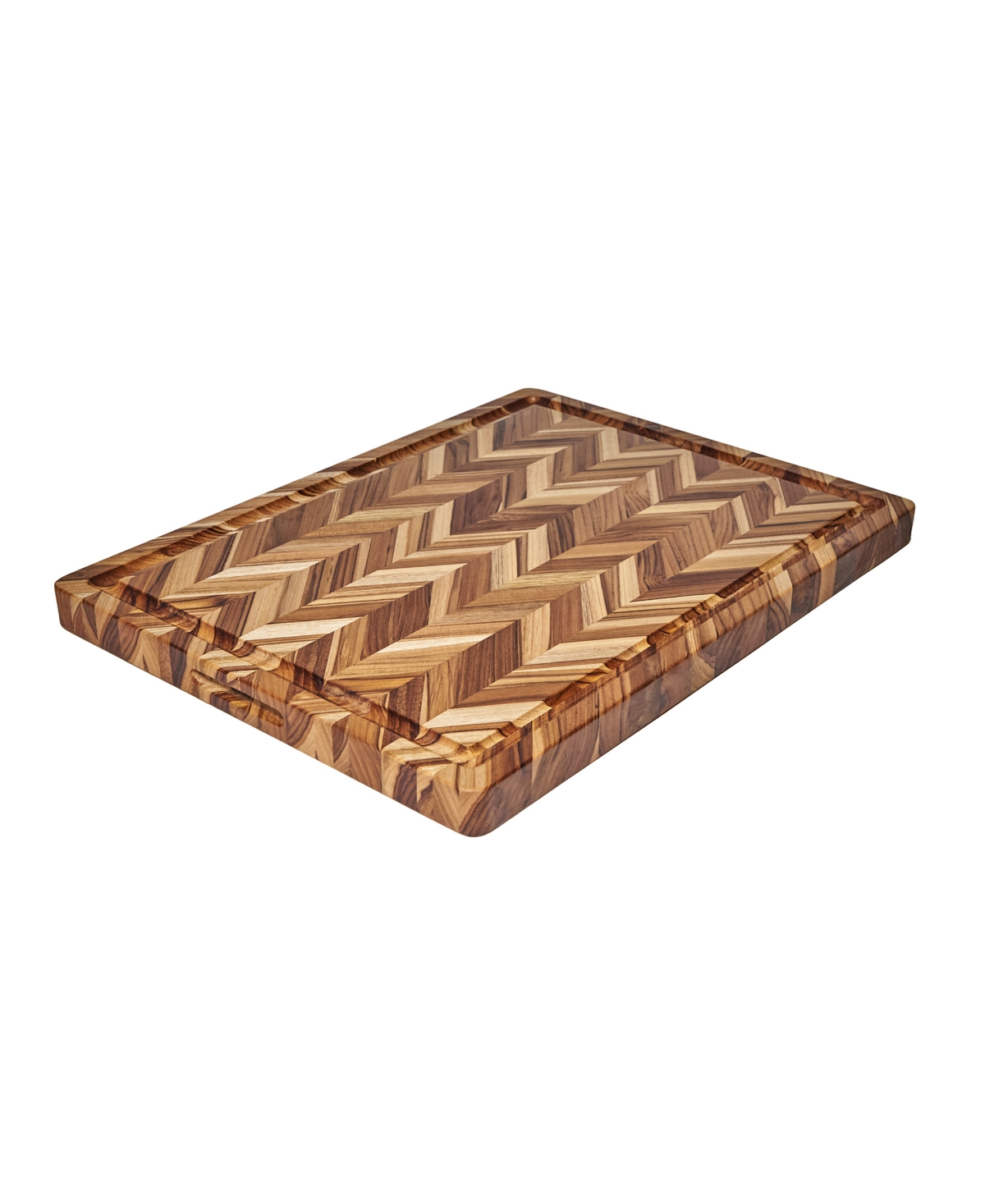 Click here for Teakhaus Teak Herringbone Xl Cutting Board  24 x 1... prices
