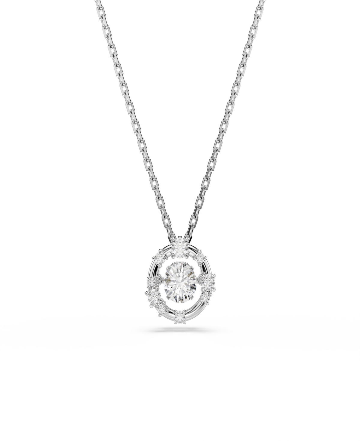 Click here for Swarovski Rhodium-Plated Starlit Sky Pendant Neckl... prices