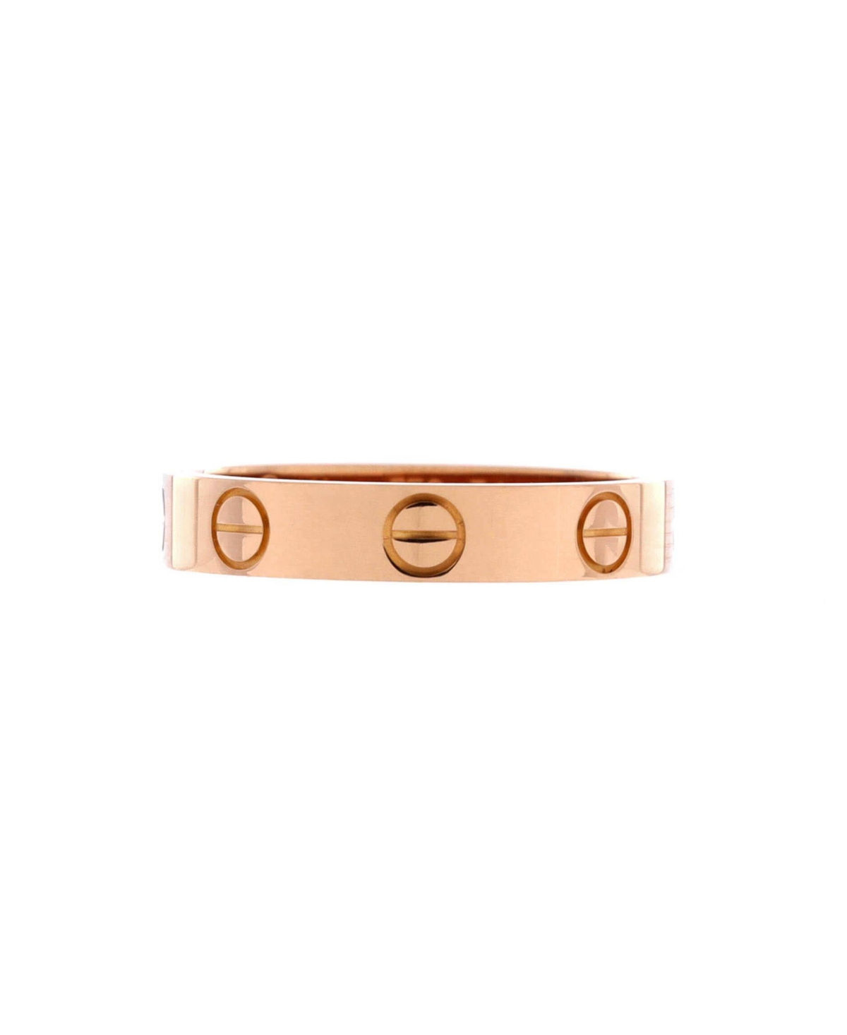 Click here for Pre-Owned Cartier Love Wedding Band Ring - 18k ros... prices