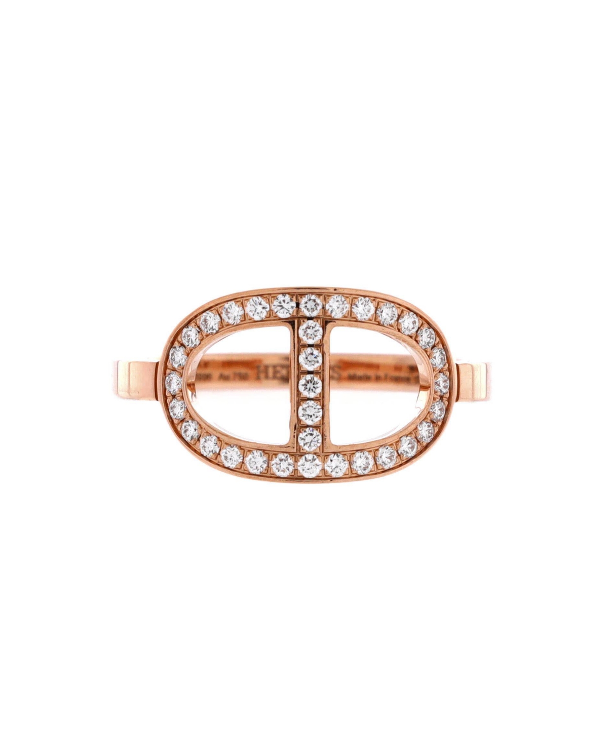 Click here for Pre-Owned Hermes Chaine dAncre Contour Ring - 18k... prices