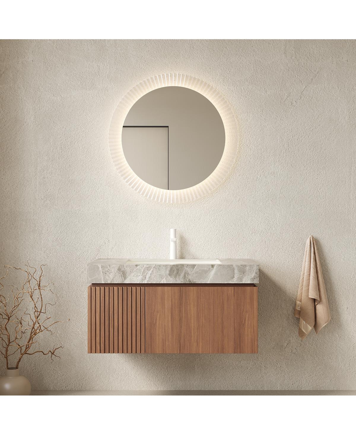Click here for Sillysis Wall Mounted Bathroom Vanity  Luxury Sint... prices