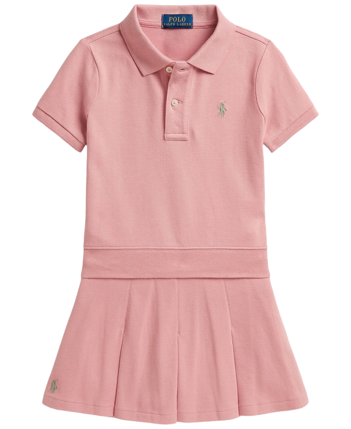 Click here for Polo Ralph Lauren Girls 2T-6X Stretch Mesh Boxy Po... prices