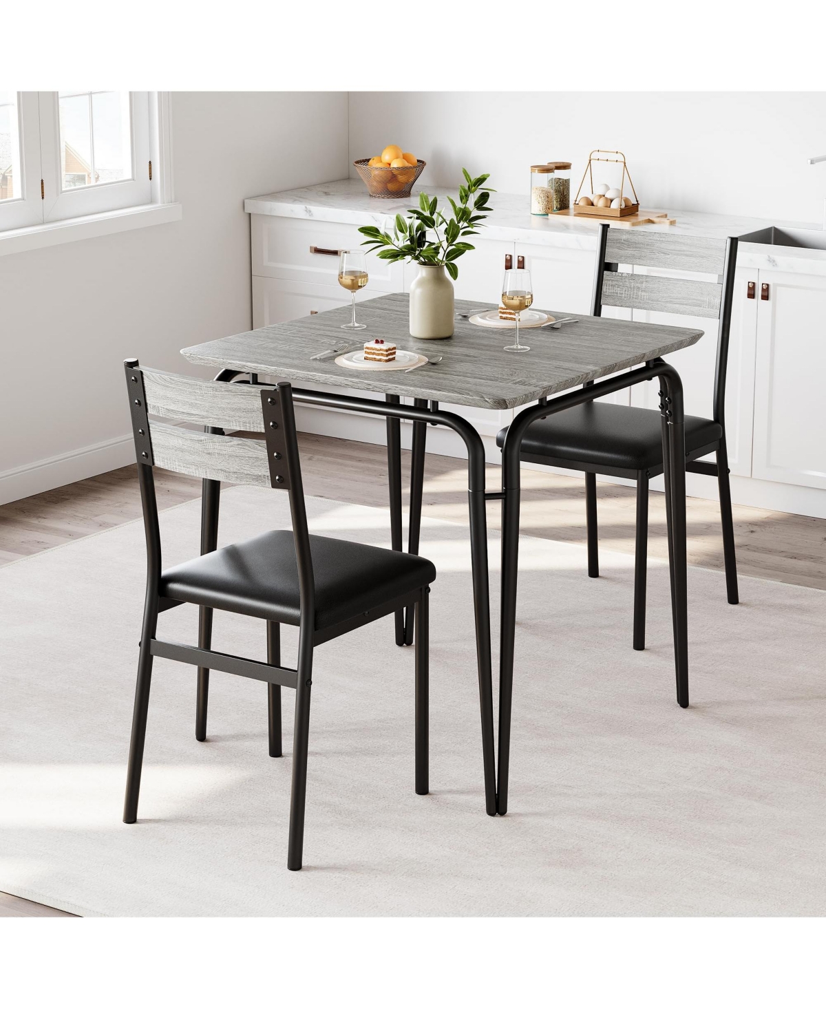 Click here for gaomon Dining Table for 2  Small Table and Chairs... prices