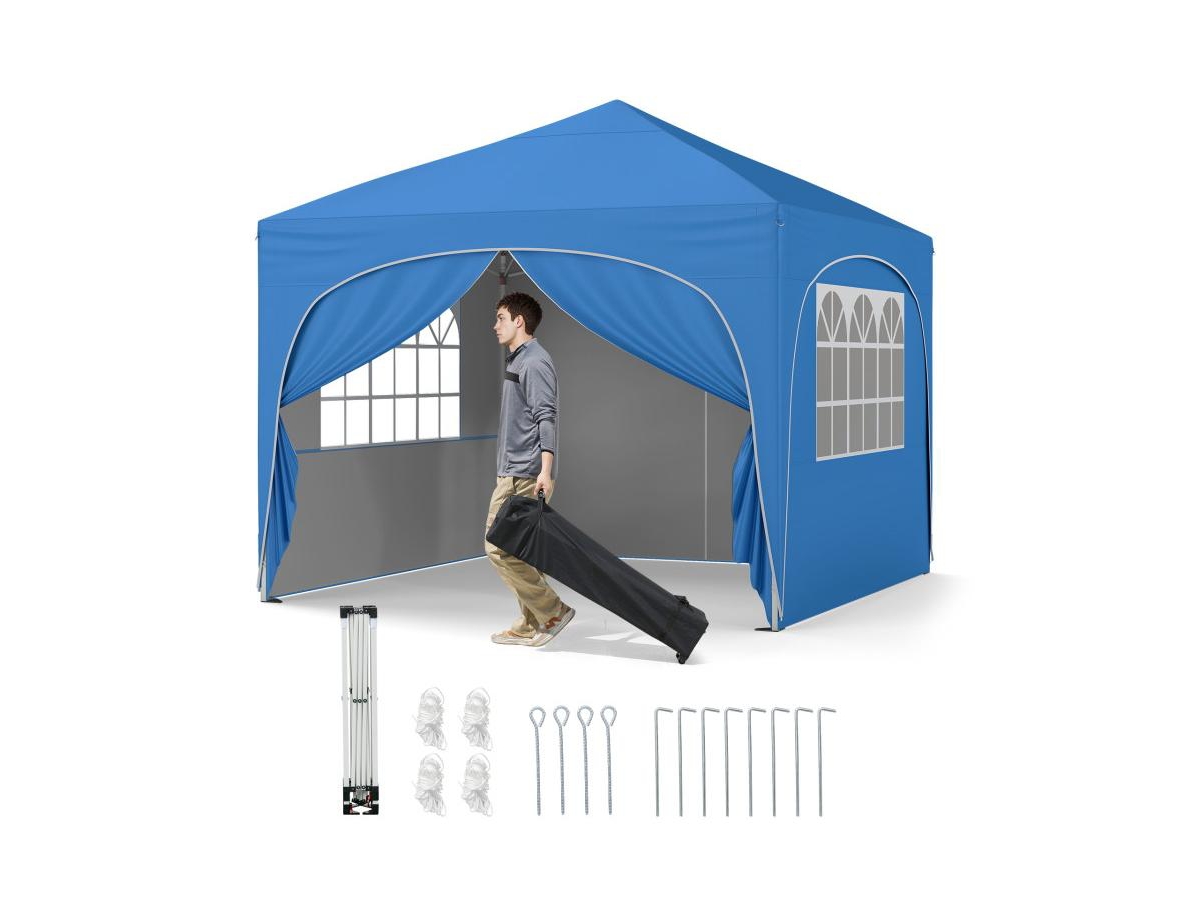 Click here for Boyel Living 10 X 10 Ft Pop up Canopy Tent with 4... prices