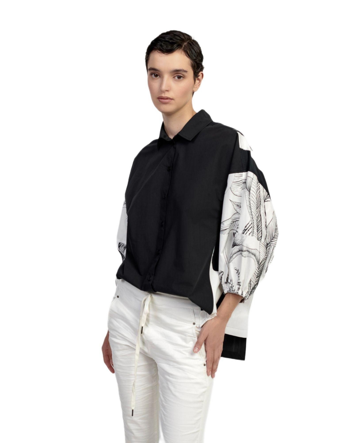 Click here for Alembika Womens Urban Dakar Shirt - Black prices