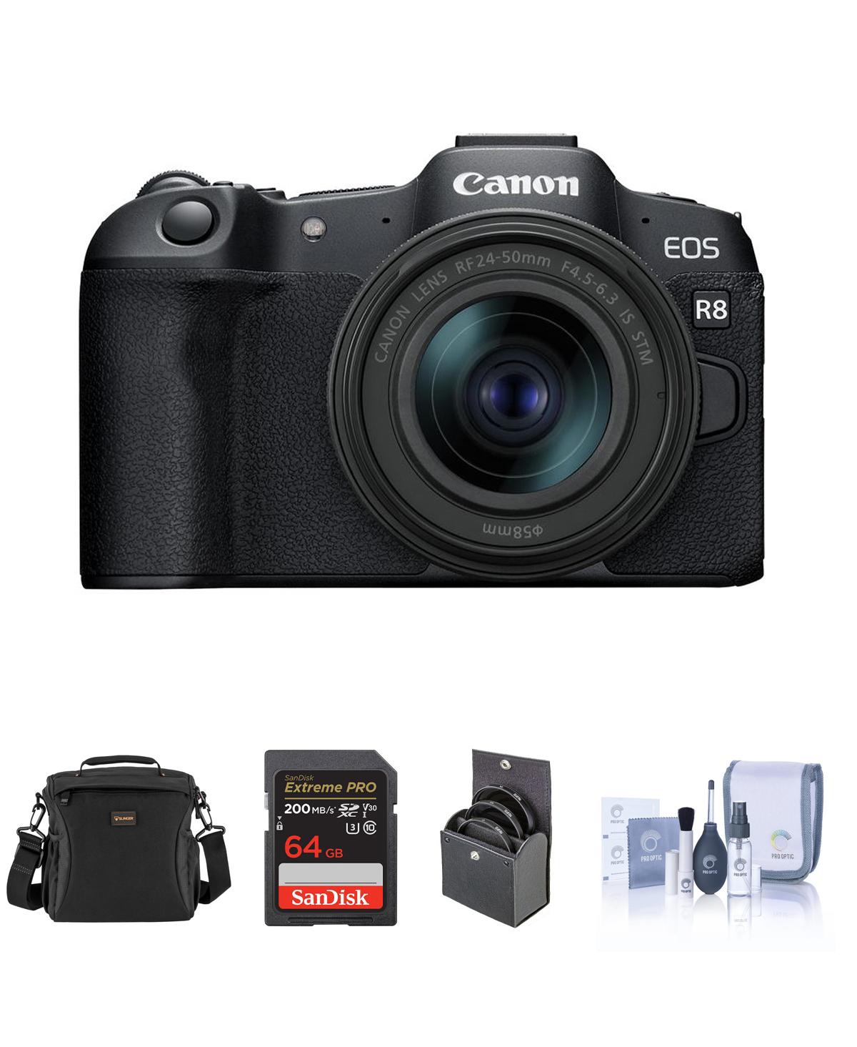 Click here for Canon Eos R8 Mirrorless Camera with Rf 24-50mm f4.... prices
