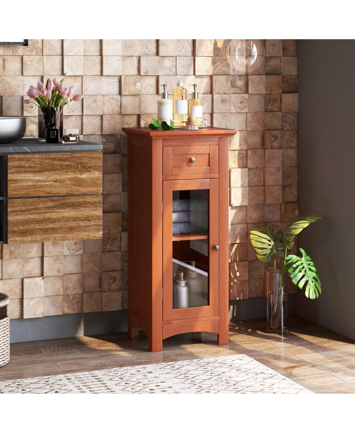 Click here for sumyeg Bathroom Freestanding Storage Cabinet with... prices