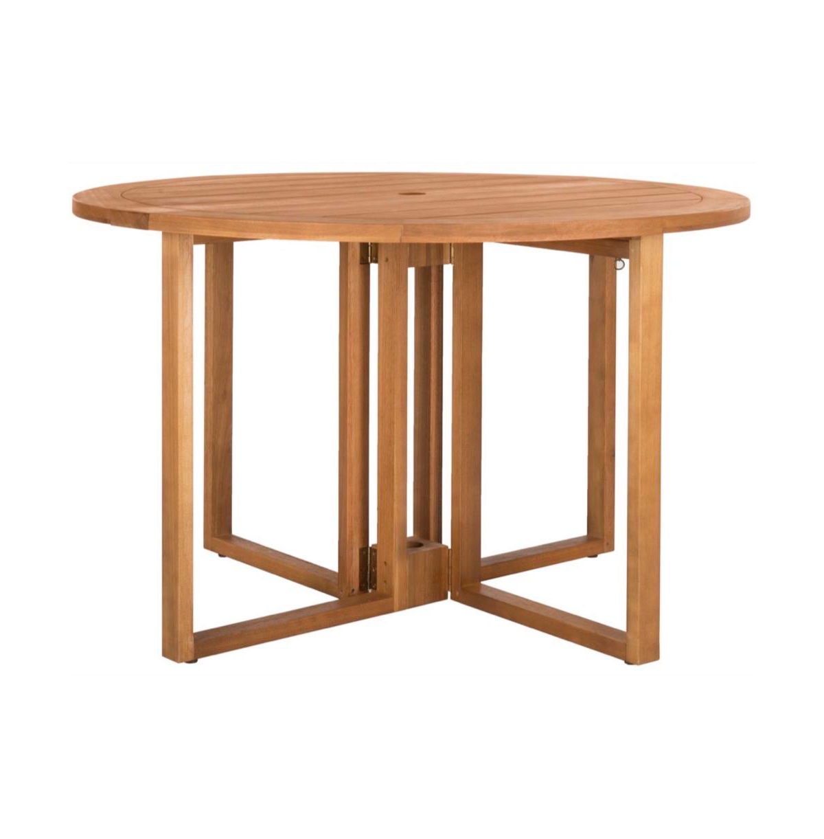 Click here for Wales Round Outdoor Dining Table - Natural prices