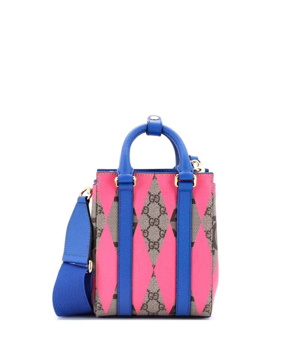 Click here for Pre-Owned Gucci Mini Convertible Open Tote Rhombus... prices