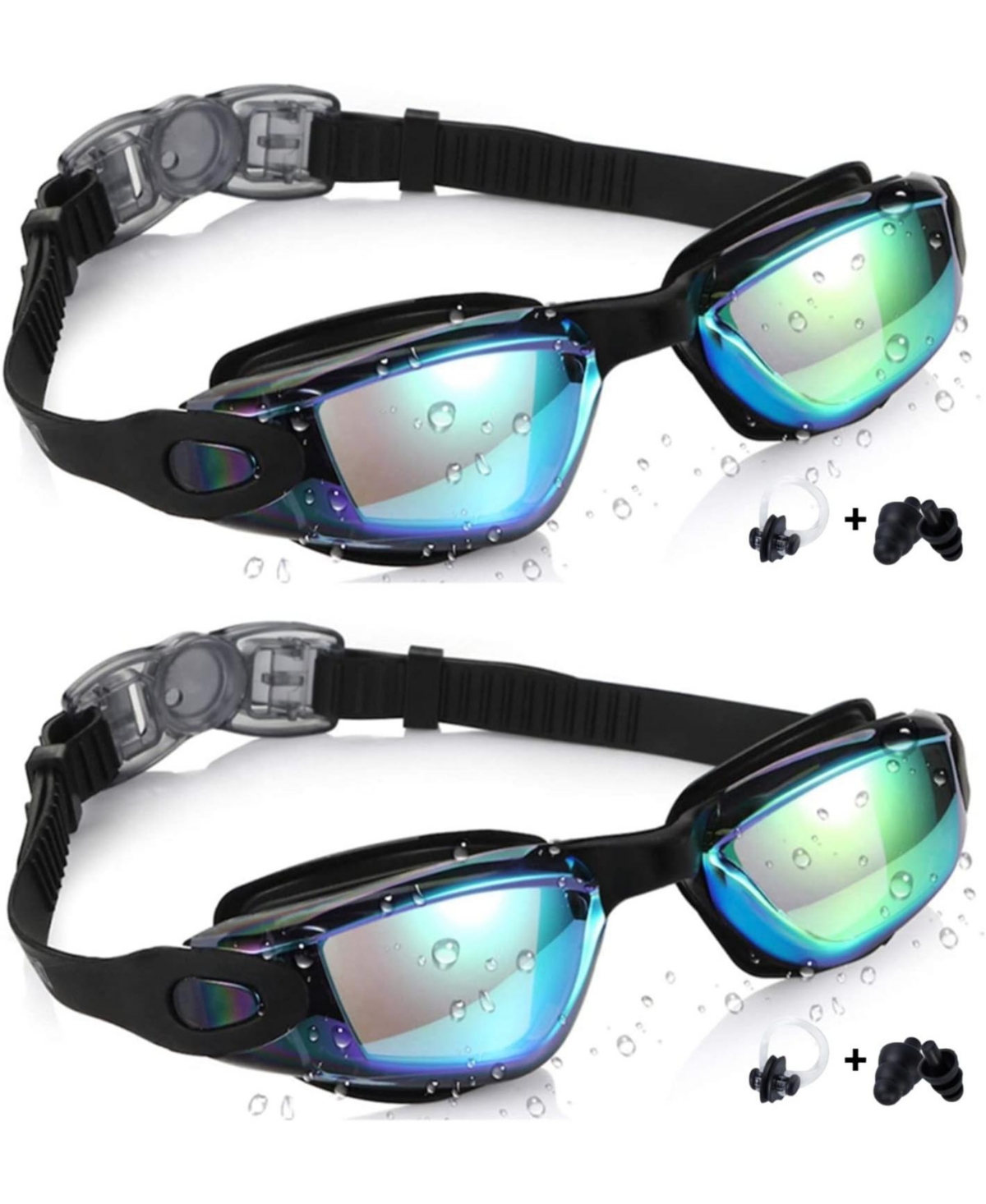 Click here for Gnuadz 2pc Swim Goggles Kids Anti-fog Uv Protectio... prices