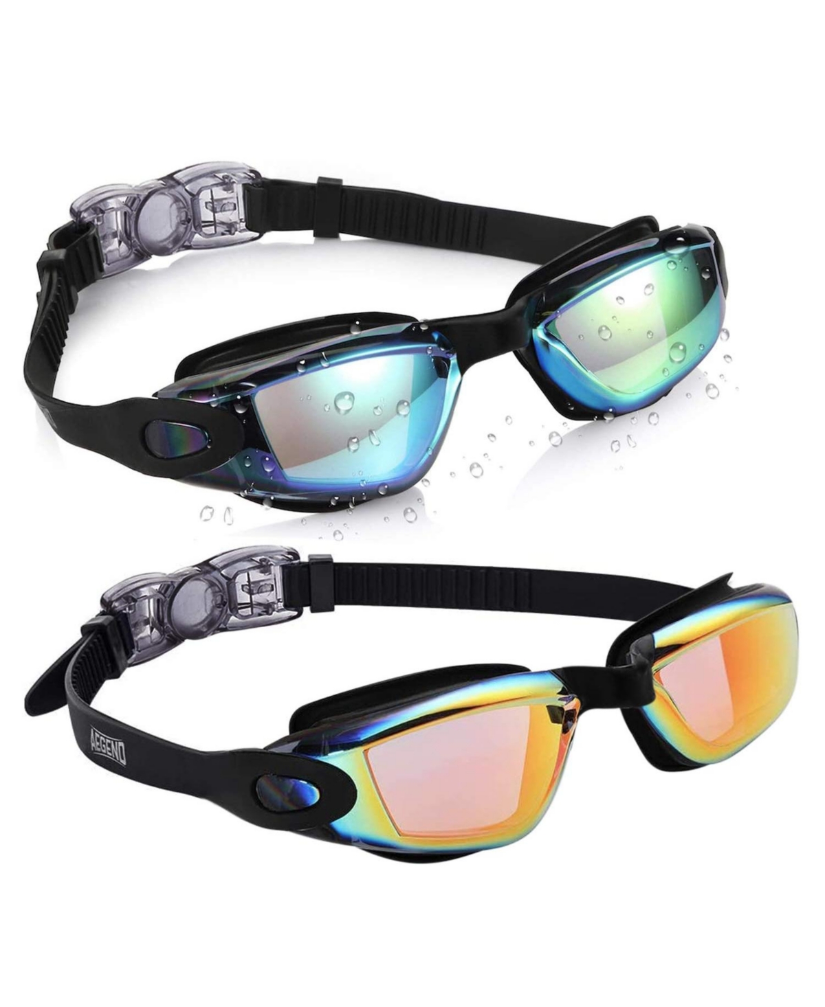 Click here for Gnuadz 2pc Swim Goggles Kids Anti-fog Uv Protectio... prices