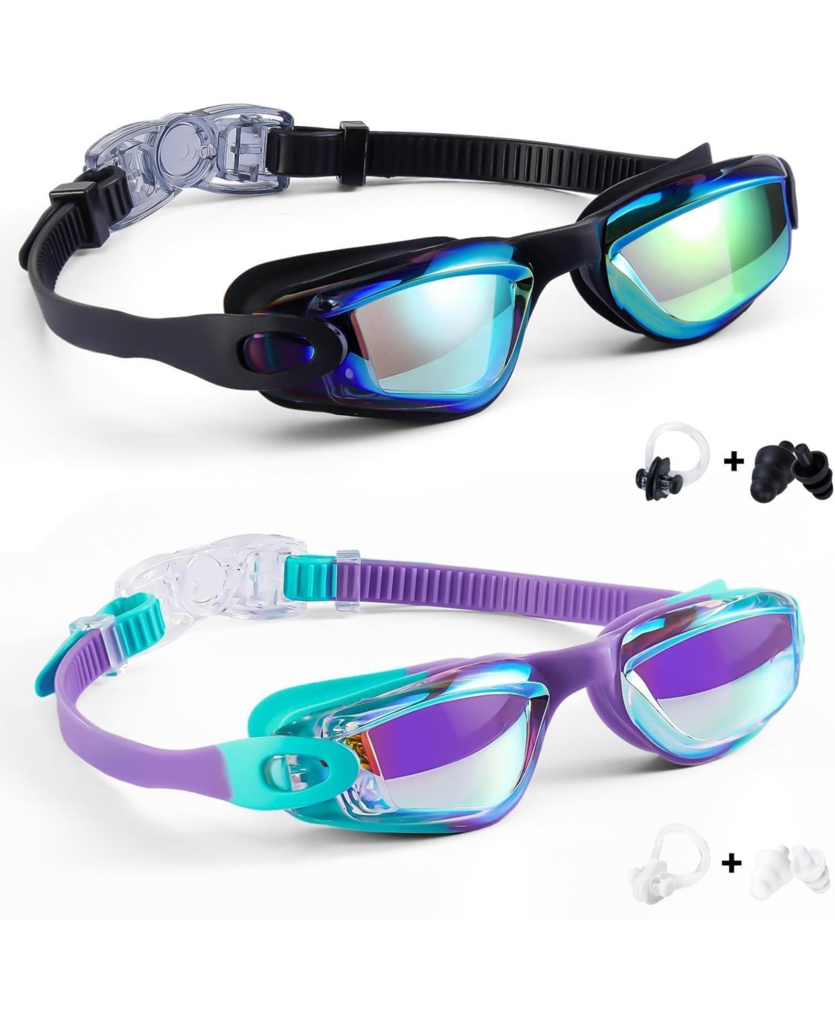 Click here for Gnuadz 2pc Swim Goggles Kids Anti-fog Uv Protectio... prices