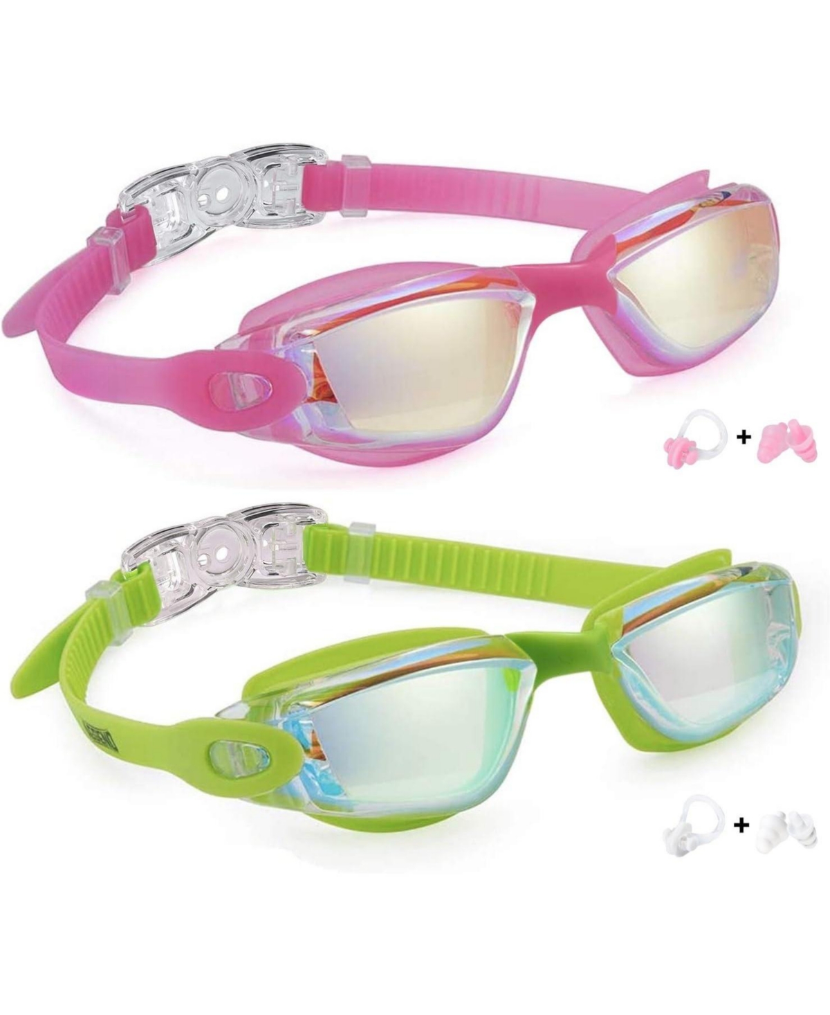 Click here for Gnuadz 2pc Swim Goggles Kids Anti-fog Uv Protectio... prices
