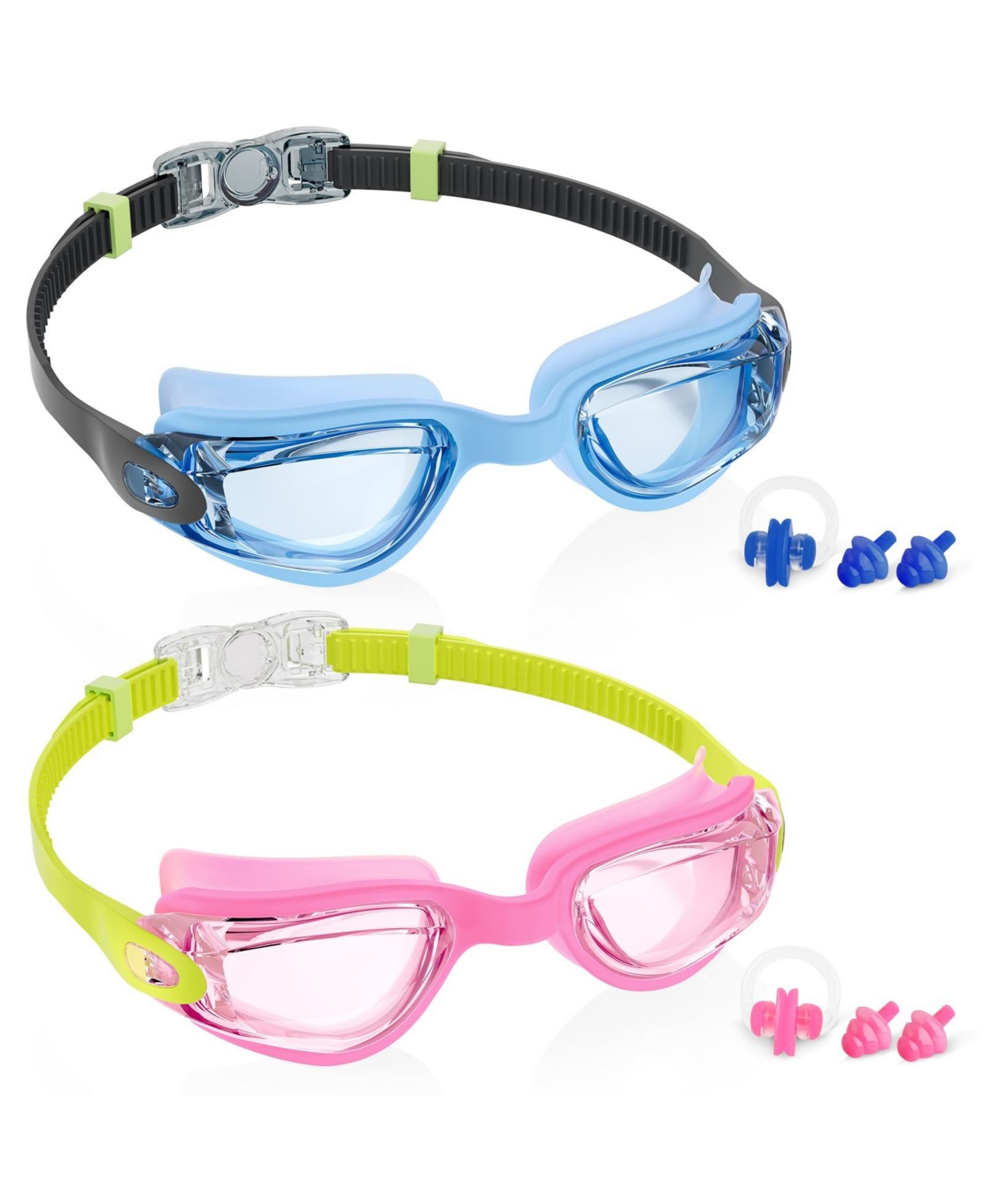 Click here for Gnuadz 2pc Swim Goggles Kids Anti-fog Uv Protectio... prices