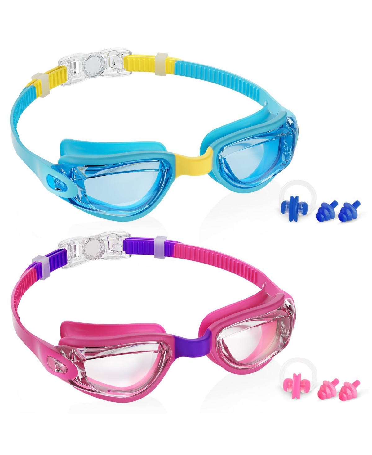 Click here for Gnuadz 2pc Swim Goggles Kids Anti-fog Uv Protectio... prices